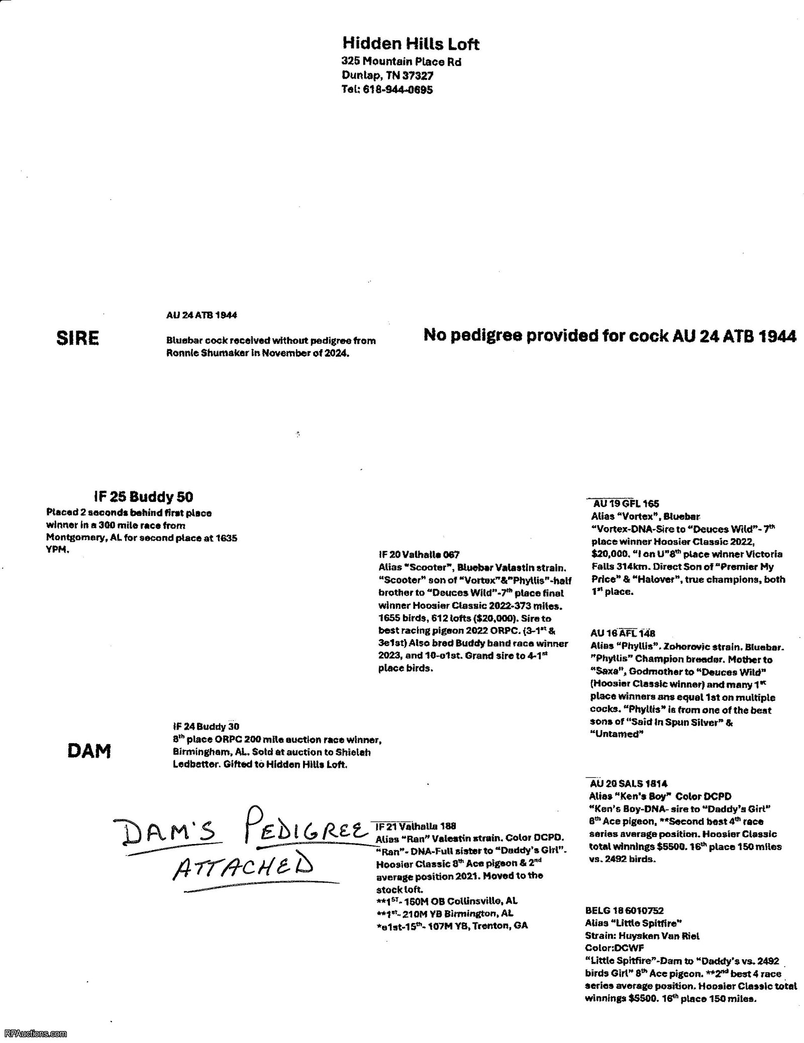 **2ND PLACE** 300 MILE BUDDY BAND RACE WINNER